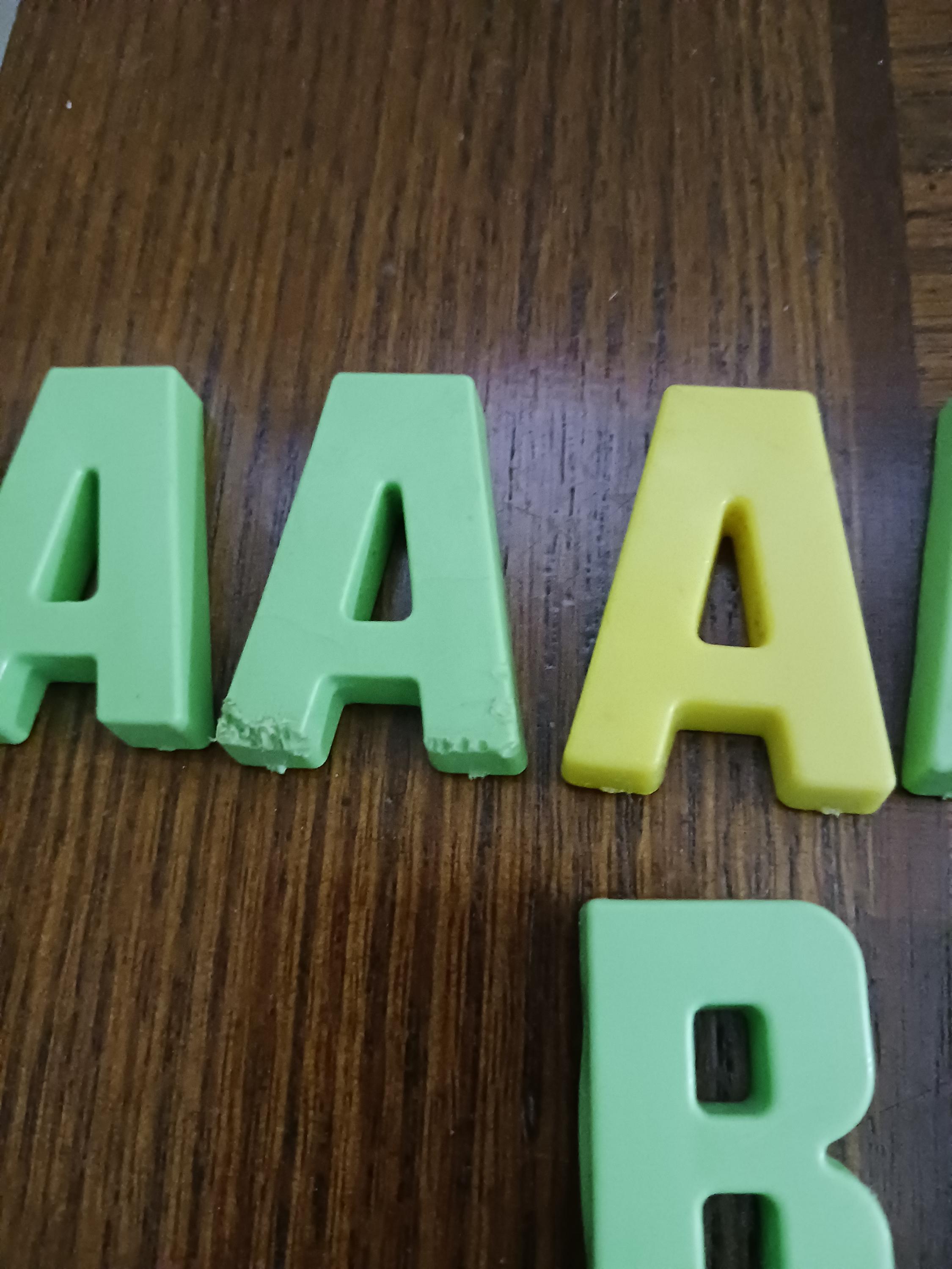 ALPHABET LETTER MAGNETS, Vintage Refrigerator Magnets Lot of 42 ...