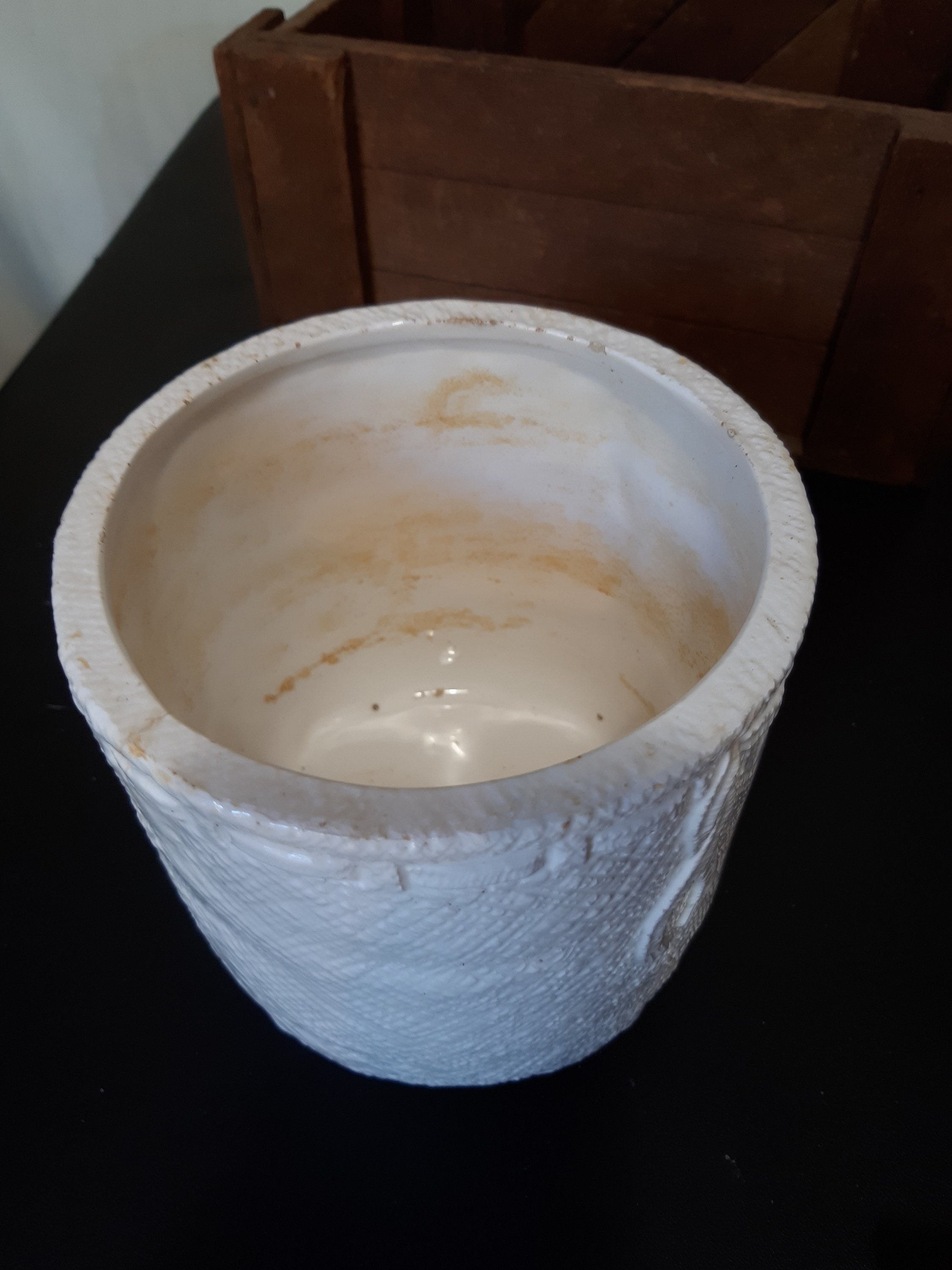 Chippy NAPCO POTTERY With Pears Image, Vintage Indoor Planter, Outdoor ...