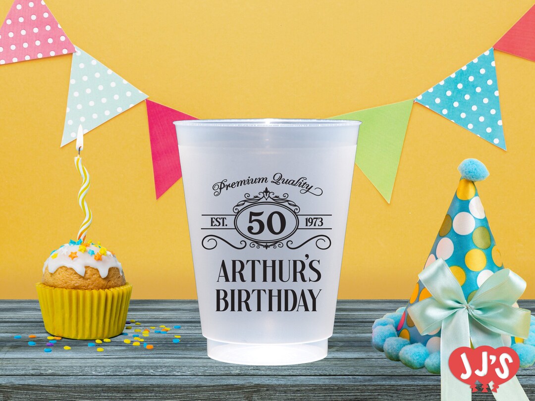 Custom Birthday Cups - Personalized Adult Vintage Premium Quality ...