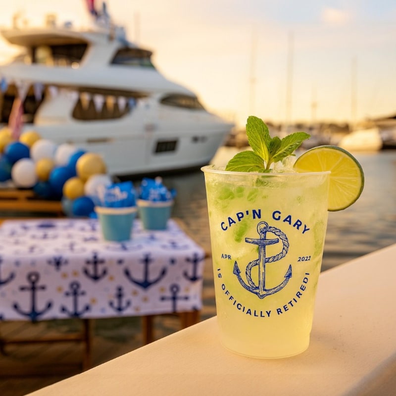 Boat Party Custom Cups - Etsy