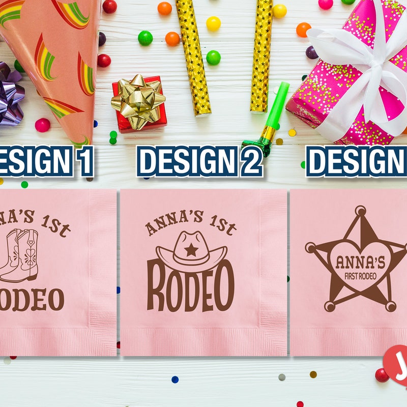 Pink Rodeo Napkin - Etsy