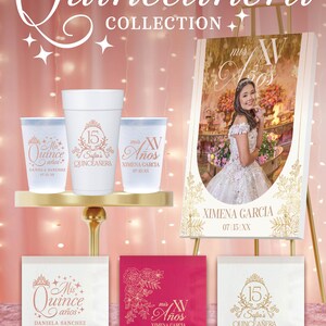 Quinceanera Welcome Sign: Mis XV Anos With Picture - Etsy