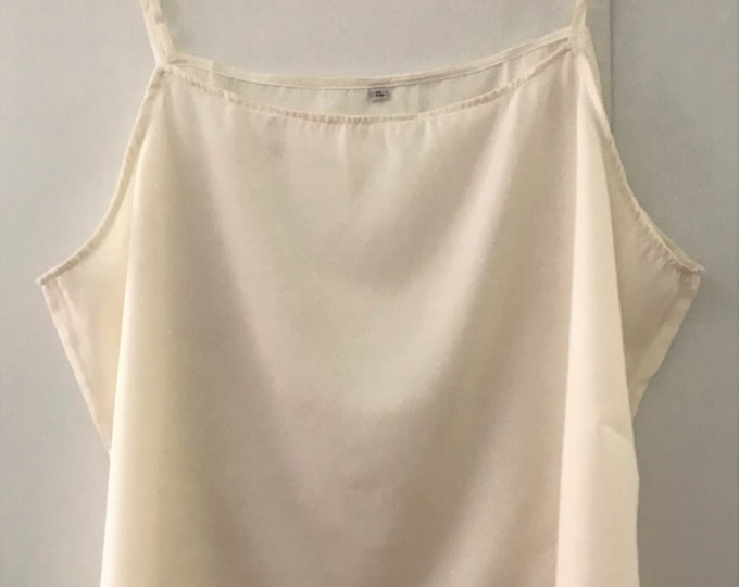 Cream Cami Adjustable Straps/ Ivory Loose Camisole/ Spaghetti Strap ...