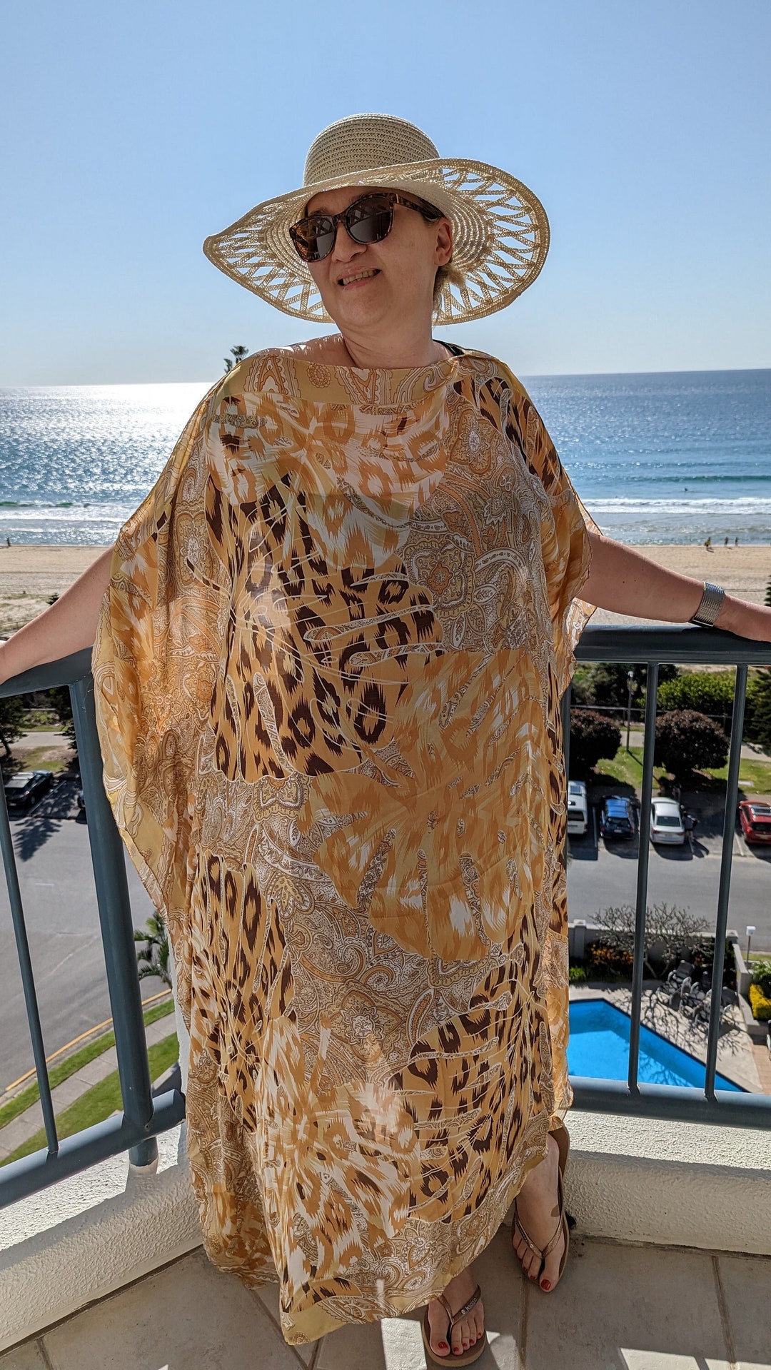 Summer Beach Dress Beach Kaftan Dress Plus Size Beach Dress Caftan ...