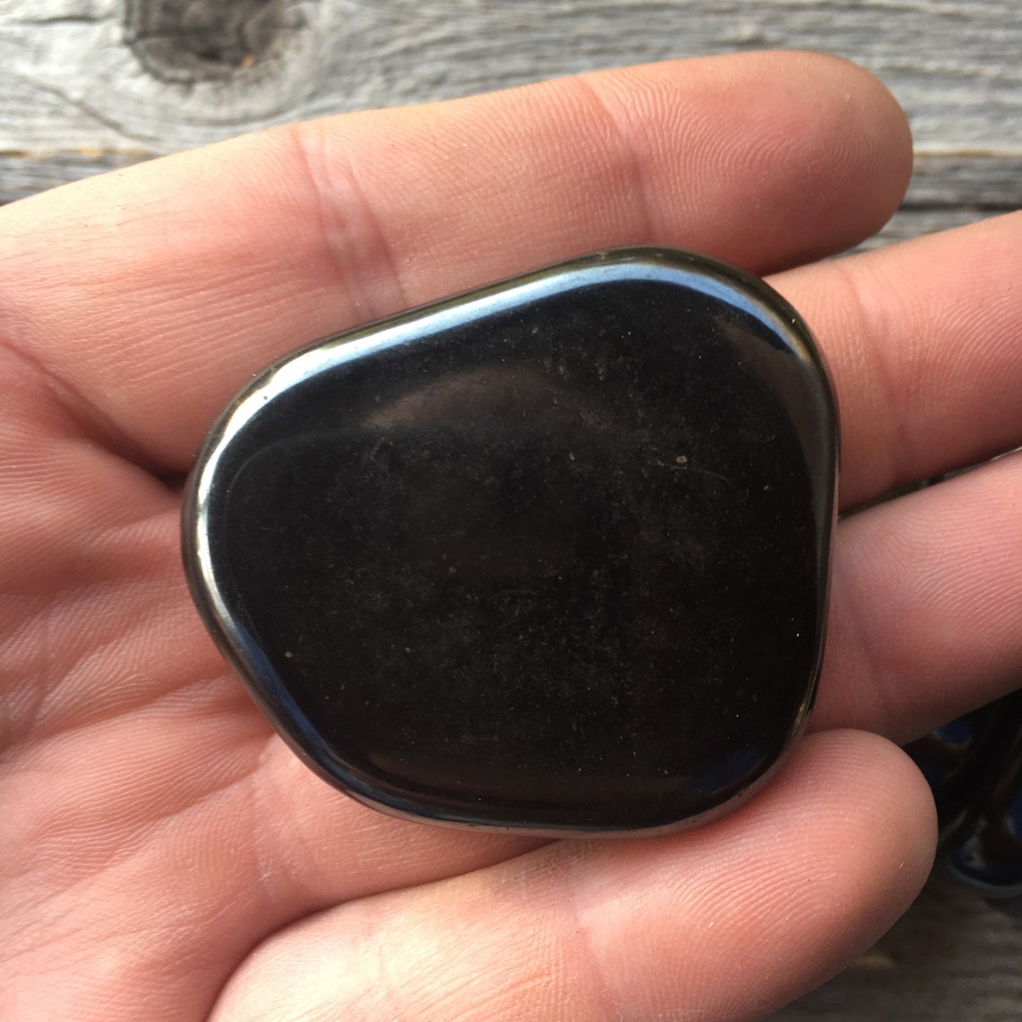 Large Black Hematite Magnetic Stones Magnetic Sticky Stone - Etsy