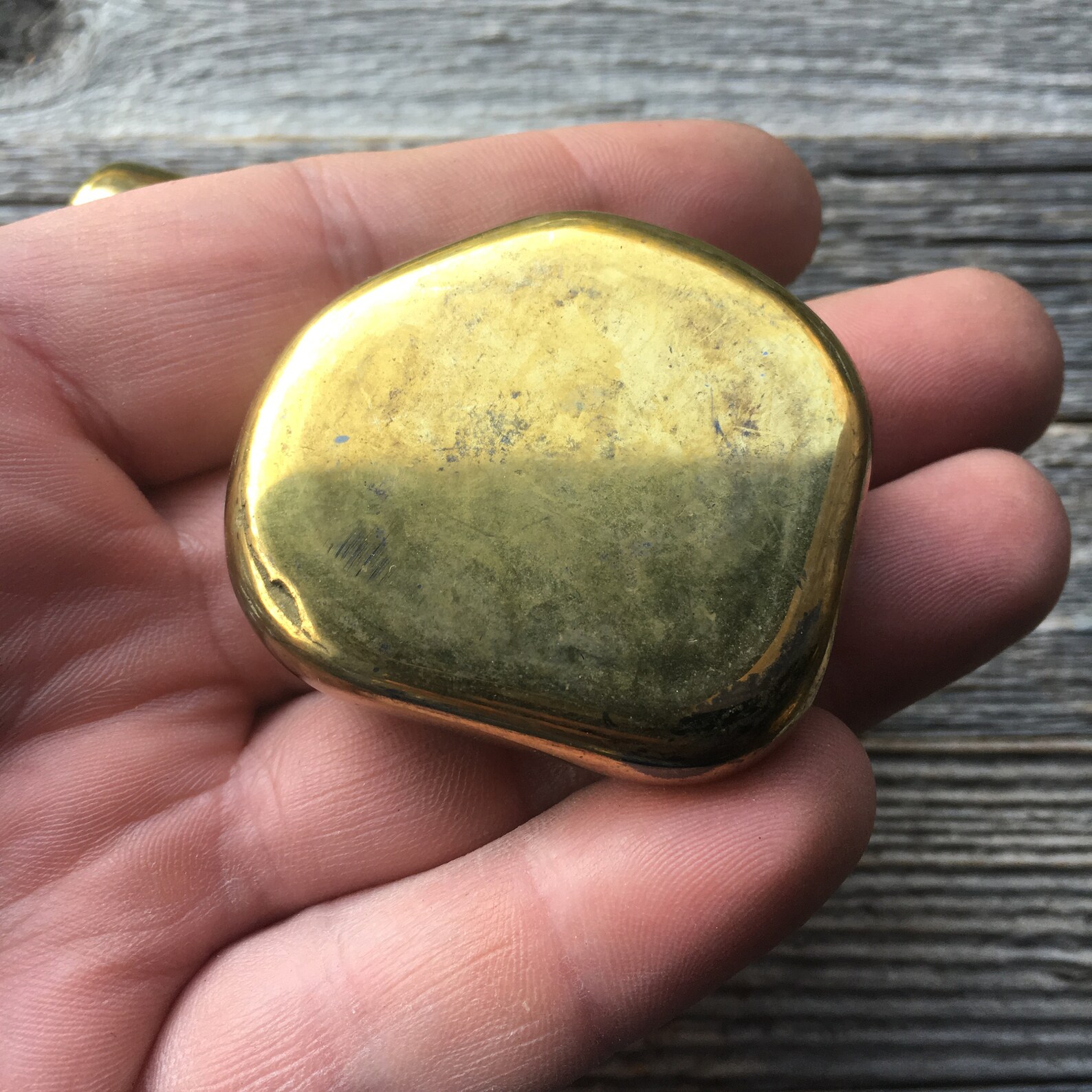 Large Gold Hematite Magnetic Stones Magnetic Sticky Stone | Etsy