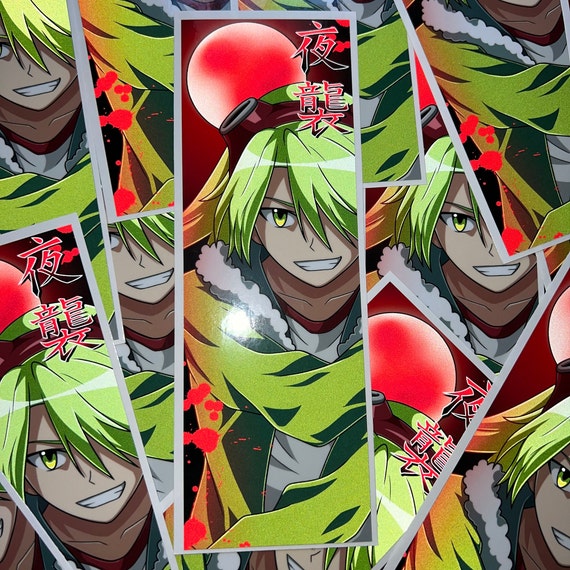 Cross Tail Anime Sticker Slap Box Style - Etsy