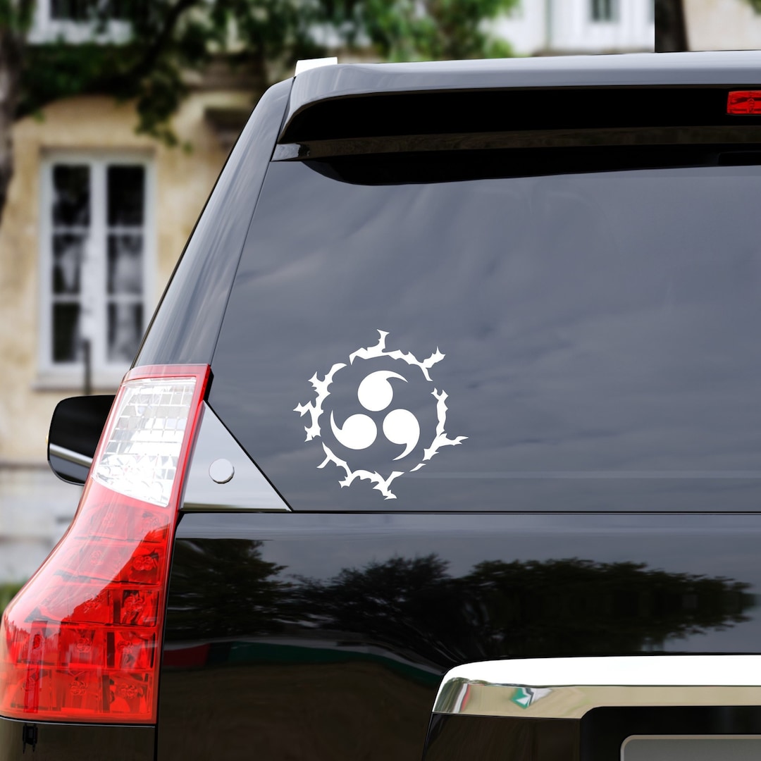 Cursed Bite Anime Car Decal! - Etsy