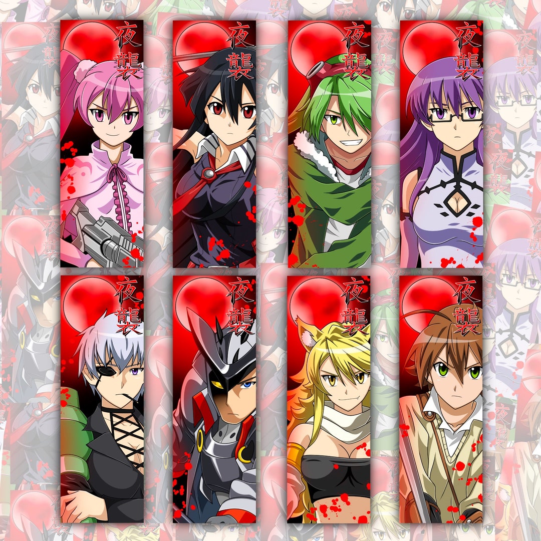 Bundle Night Raid Slaps Anime Stickers Box Style - Etsy