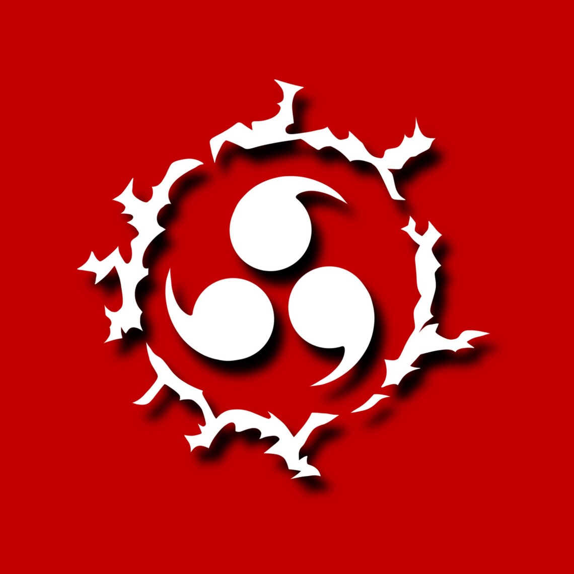 Cursed Bite Anime Car Decal - Etsy