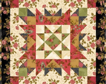 Garden Star Medallion Quilt Pattern PDF DOWNLOADABLE PATTERN - Etsy