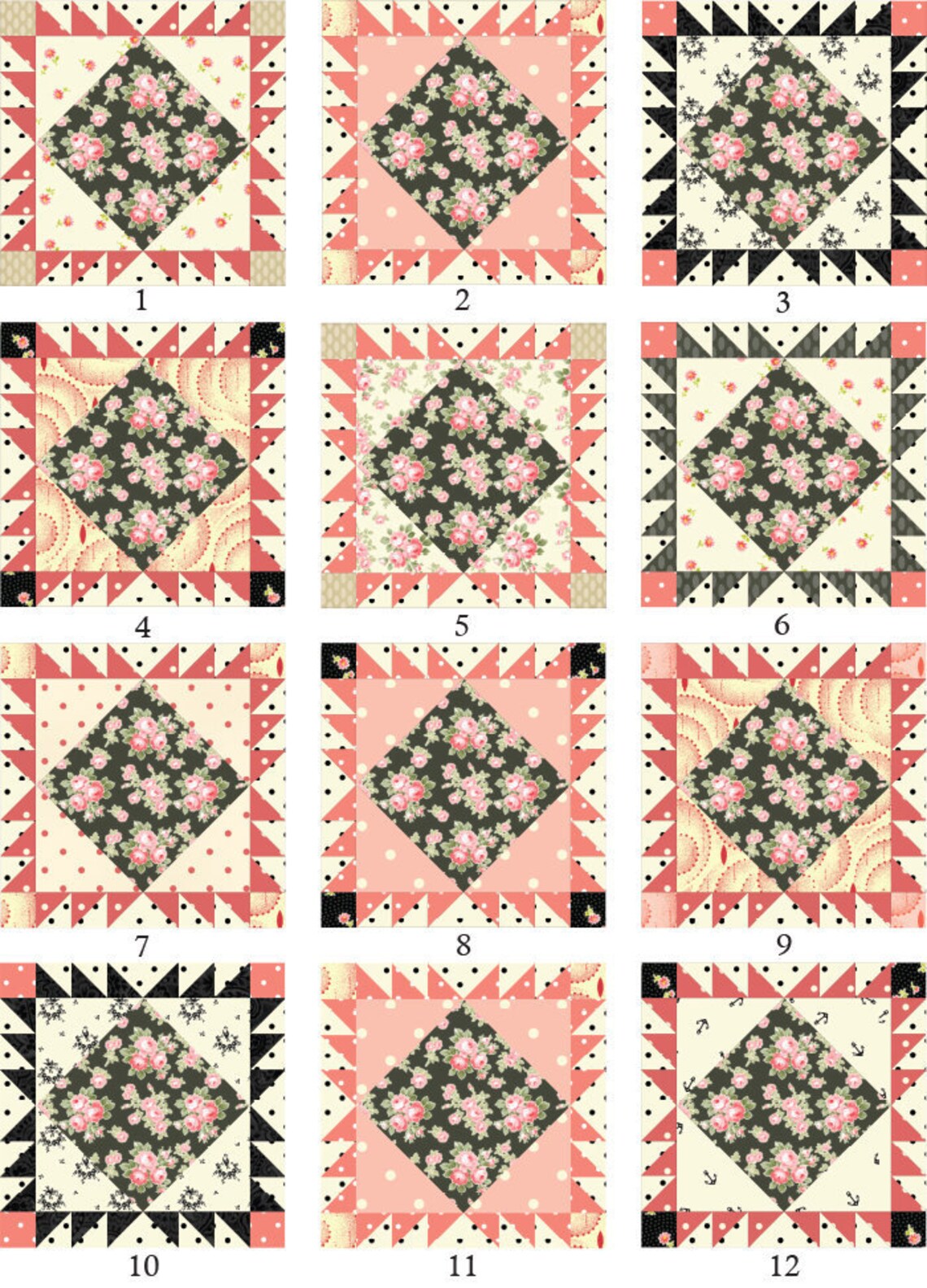 Paris Romance Quilt Pattern - Etsy