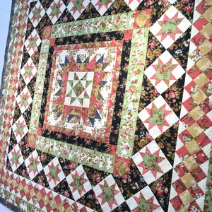 Garden Star Medallion Quilt Pattern PDF DOWNLOADABLE PATTERN - Etsy