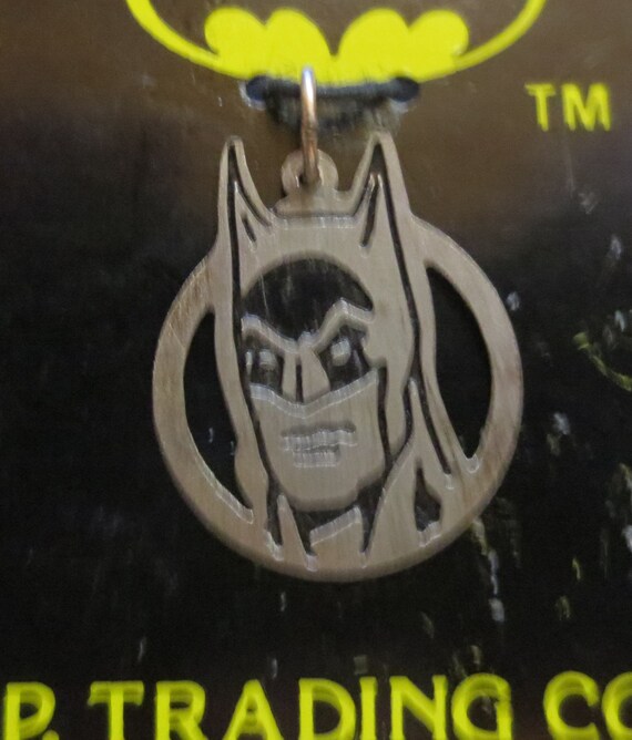 Vintage Licensed DC Comics Batman Head Sterling Silve… - Gem