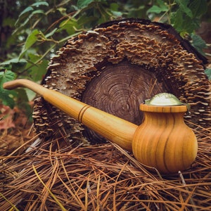 Wizard Pipe / Natural Wood Extra Long Tobacco Pipe for Smoking With a ...