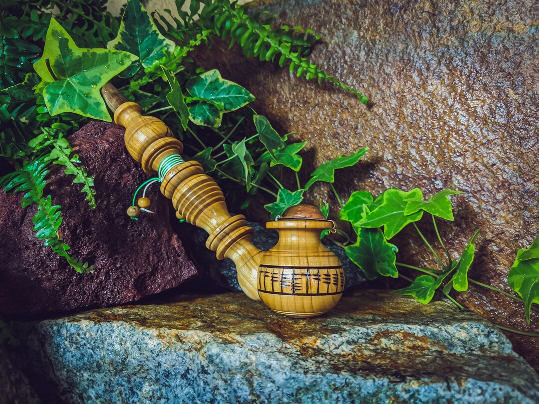 Celtic Irish Alphabet Ogham Druid Tobacco Pipe / Churchwarden ...