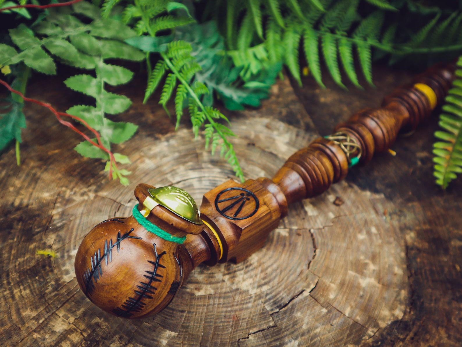 Druid Ogham Tobacco Pipe / Churchwarden Extra Longstem / - Etsy