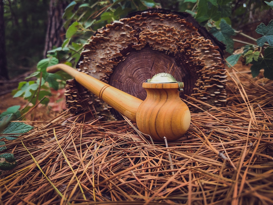 Wizard Pipe / Natural Wood Extra Long Tobacco Pipe for Smoking With a ...