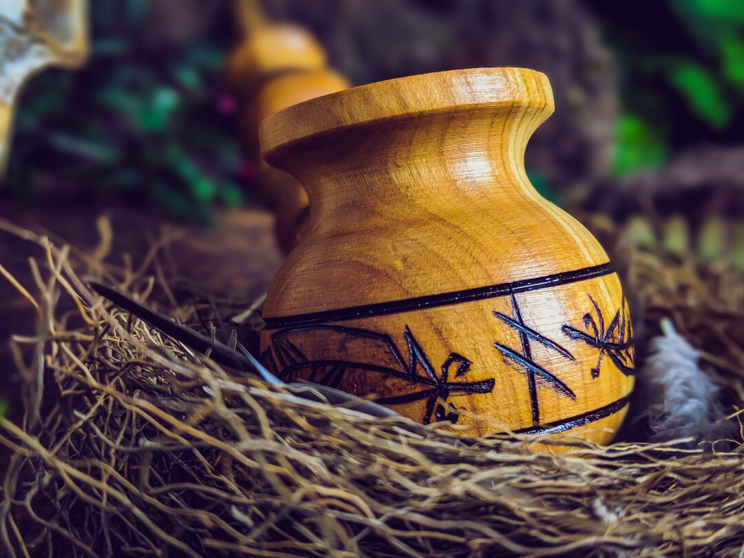 Raven Feather Odin Tobacco Pipe / Churchwarden Pipe / Smoking Pipe ...