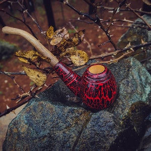 Ragnarok Viking Pipe / Tobacco Pipe / Sherlock Pipe / Wooden Pipe for ...