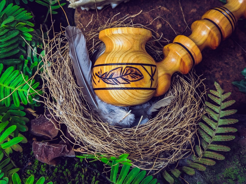 Raven Feather Odin Tobacco Pipe / Churchwarden Pipe / Smoking | Etsy