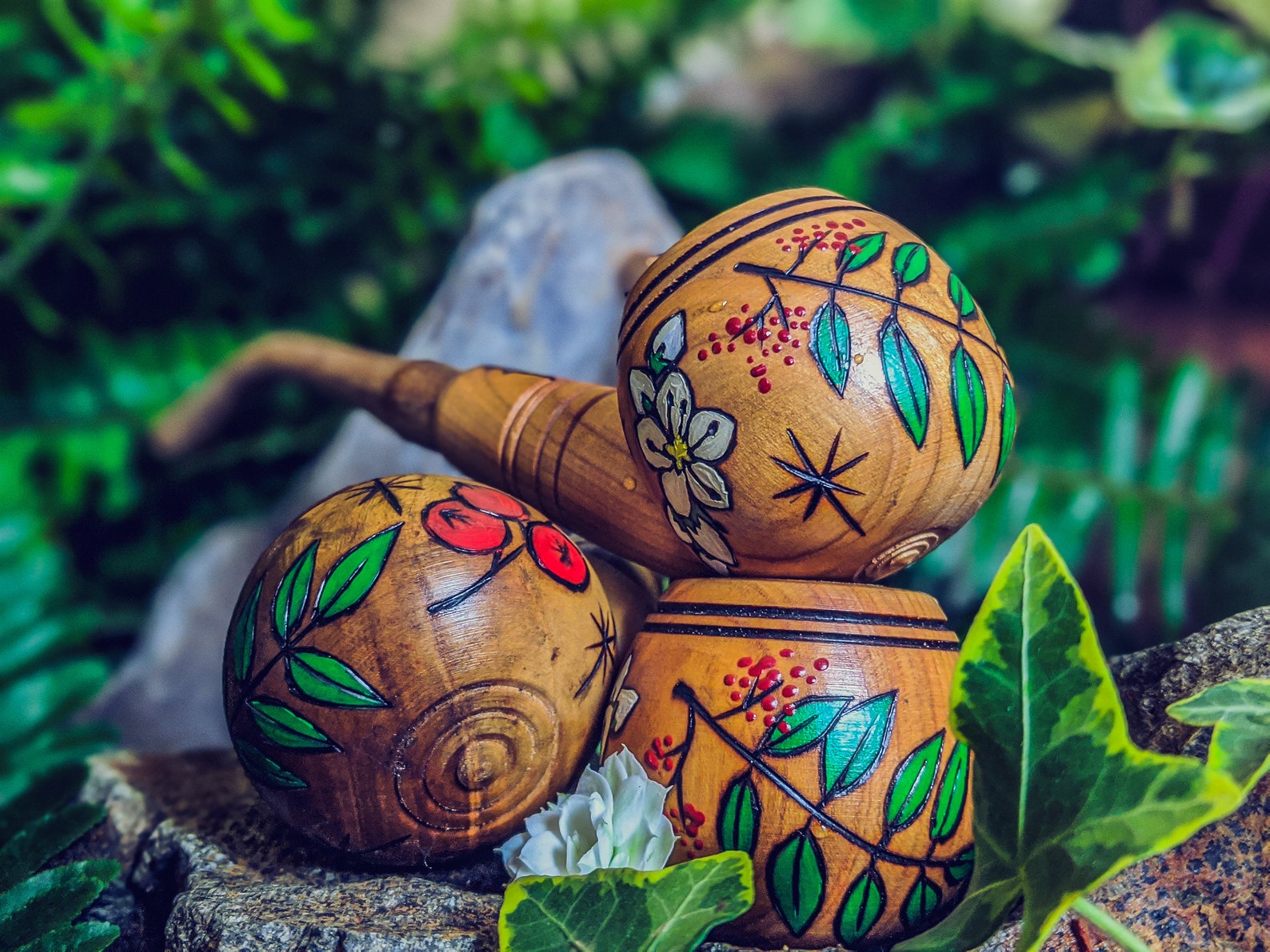 Rowan Ogham Wooden Pipe for Smoking / Tobacco Sherlock Pipe / | Etsy