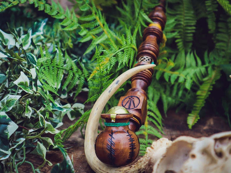 Druid Ogham Tobacco Pipe / Churchwarden Extra Longstem / - Etsy