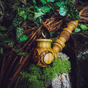 Witchy Pagan Triple Moon Phase Goddess Tobacco Pipe for Smoking / Wicca ...