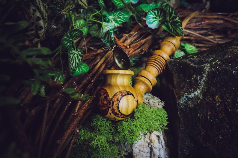 Witchy Pagan Triple Moon Phase Goddess Tobacco Pipe for | Etsy