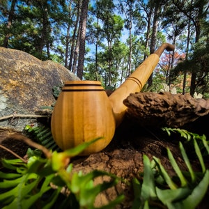 Wizard Pipe / Extra Long Natural Wood Tobacco Pipe for Smoking ...