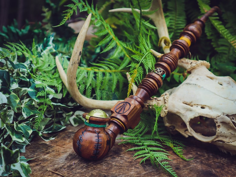 Druid Ogham Tobacco Pipe / Churchwarden Extra Longstem / - Etsy