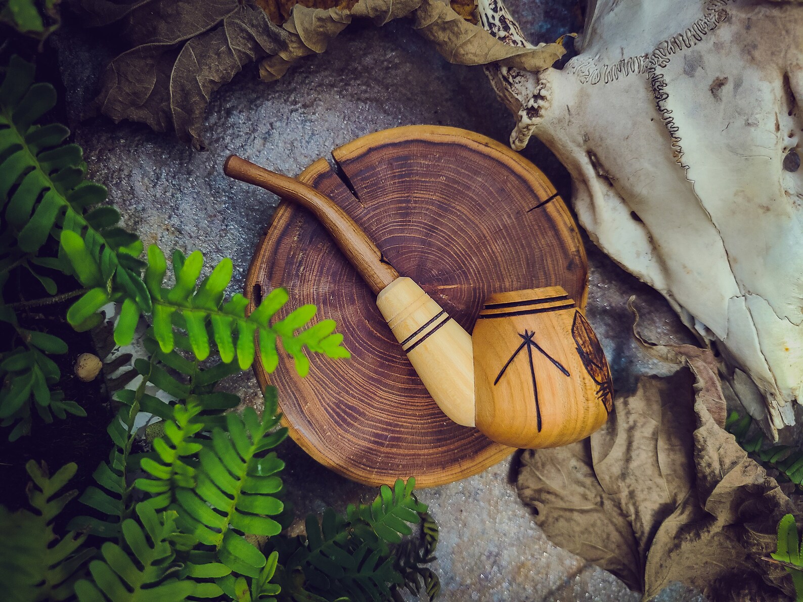 Huginn Muninn Odin's Ravens Viking Tobacco Pipe for - Etsy