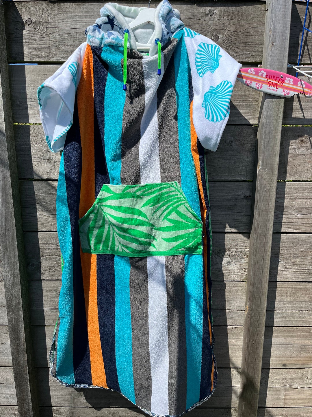 Surf Poncho Surf Cape Bath Cape Changing Towel Surf Hoodie Size Xl - Etsy