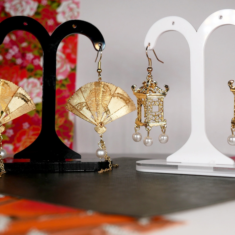 Japanese Fan Charm - Etsy