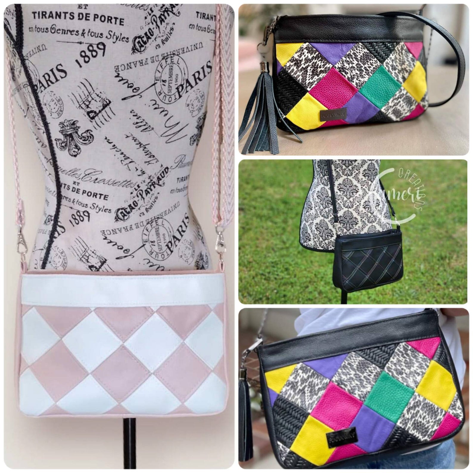 Crystal Crossbody, Pdf Sewing Pattern, Diy Handbag, Quilt Designs ...