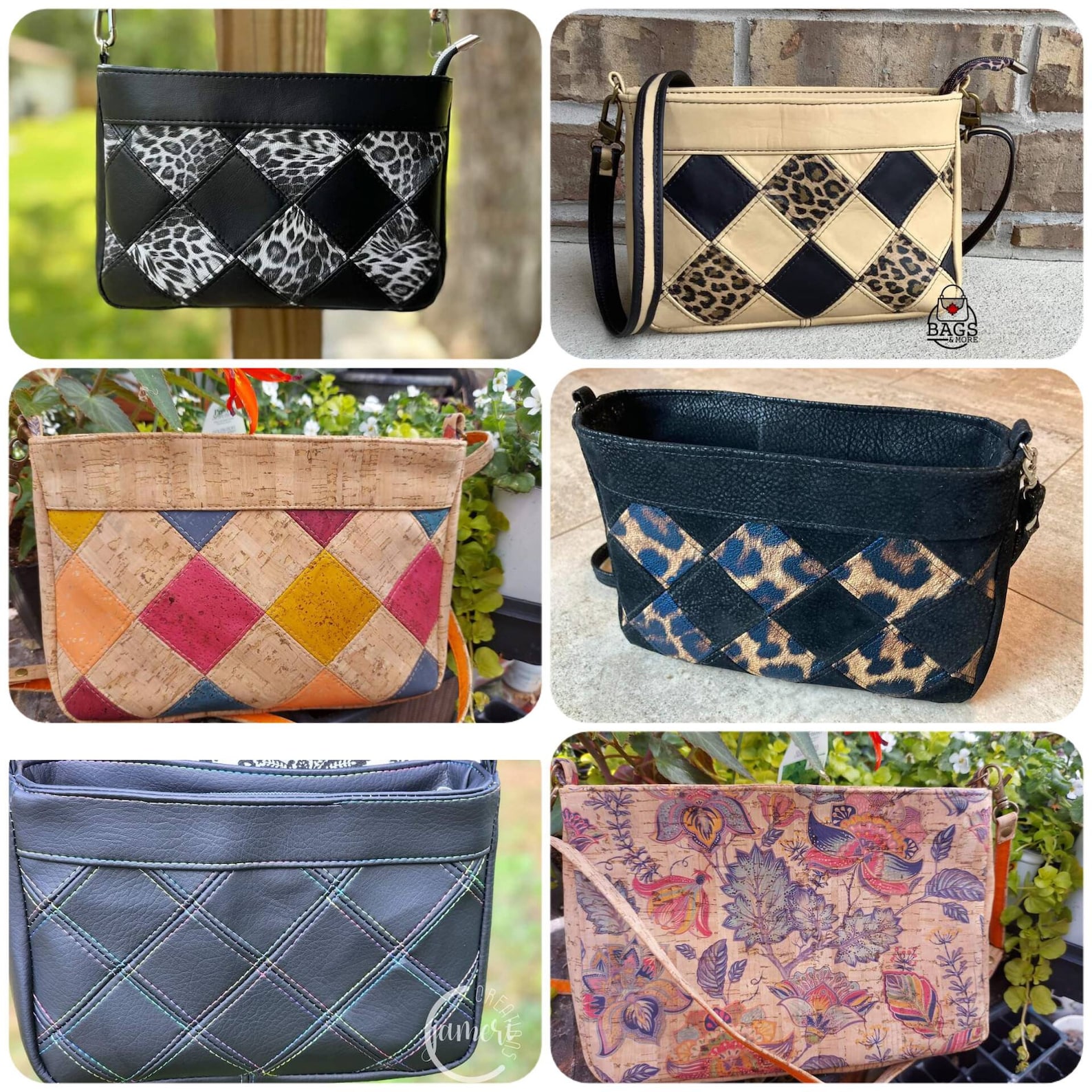 Crystal Crossbody, Pdf Sewing Pattern, Diy Handbag, Quilt Designs ...