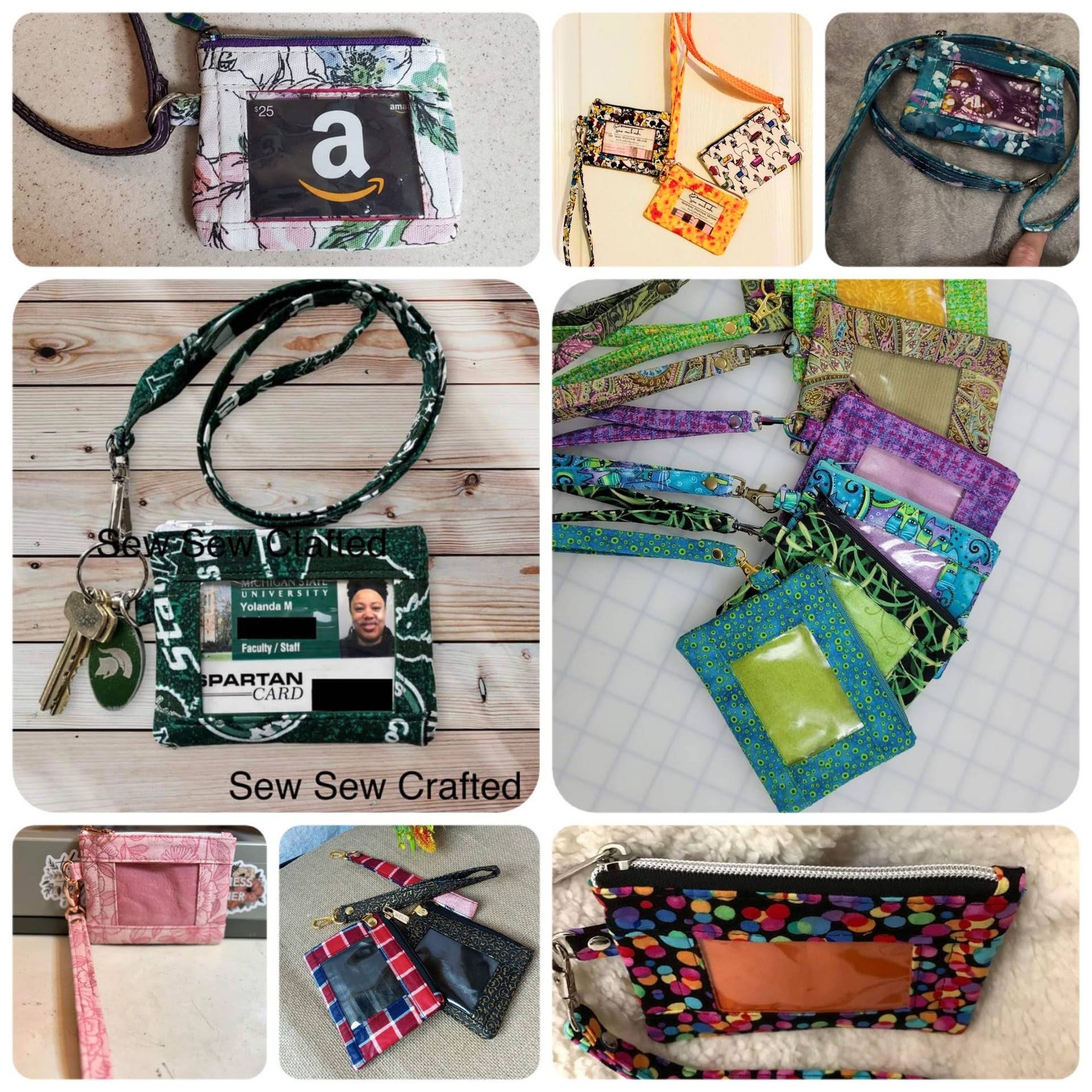 Maalee ID Wristlet Driver License Holder Pdf Sewing Pattern - Etsy