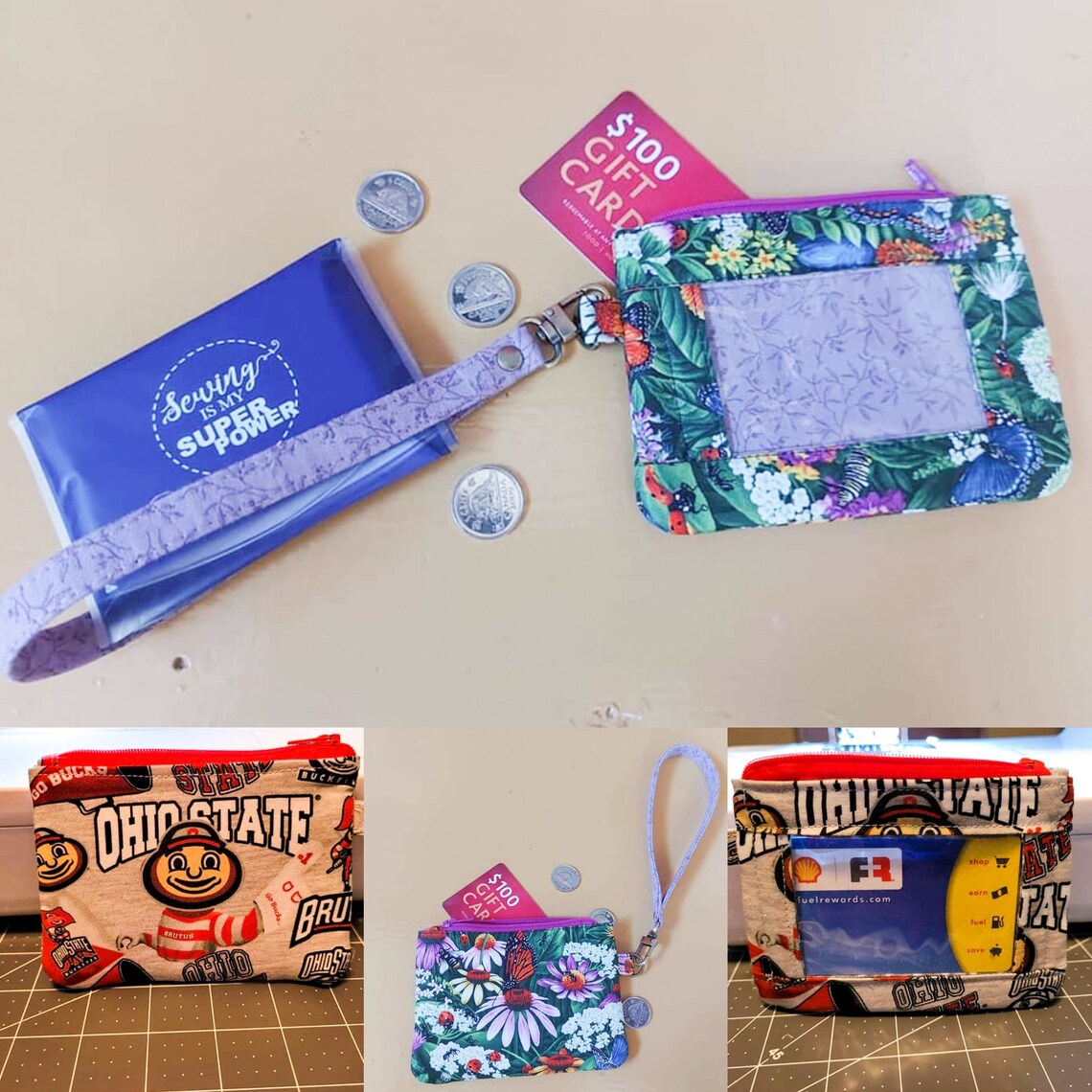 Maalee ID Wristlet Driver License Holder Pdf Sewing Pattern - Etsy