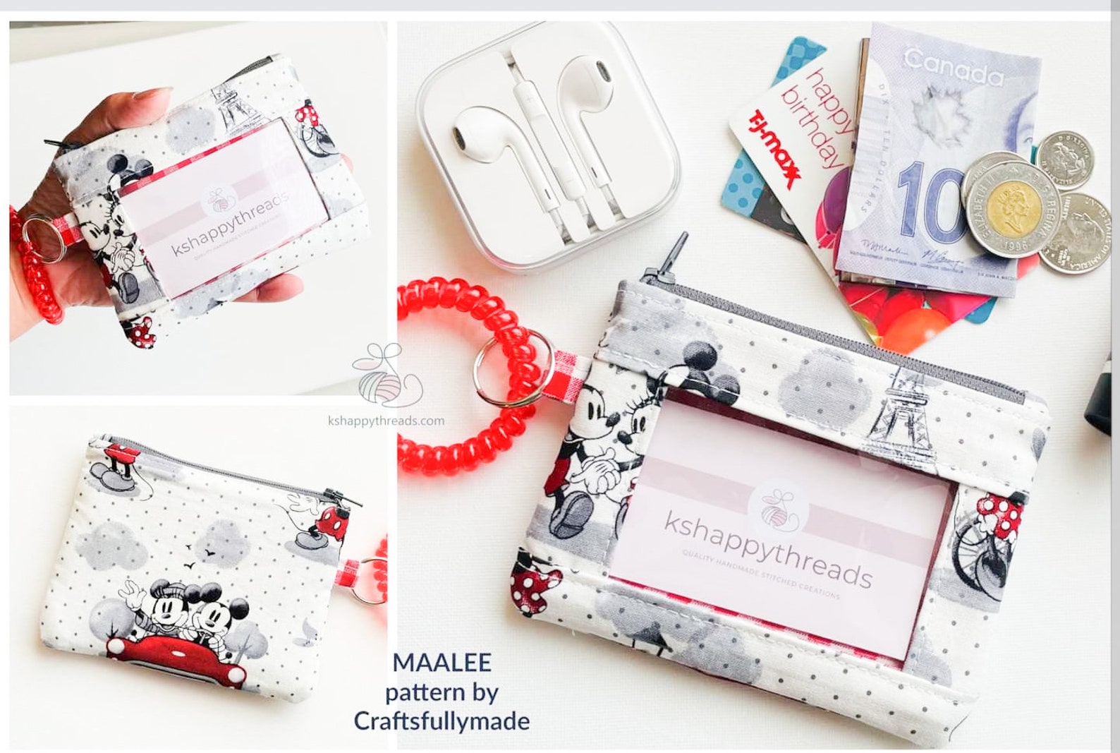 Maalee ID Wristlet, Driver License Holder, Pdf Sewing Pattern, ID ...
