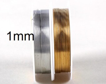 10M Real Gold Plated Brass Wire, 0.3MM, 28 Gauge Brass Wire, Jewellery ...