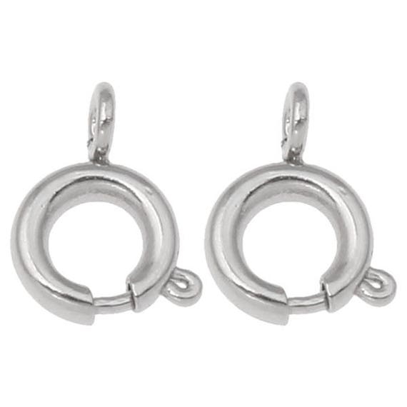 5 Pieces Stainless Steel Spring Ring Clasp 7x10mm | Etsy