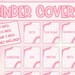 Teacher Preppy Pink Variety Binder Covers and Spines Printable, Fun ...
