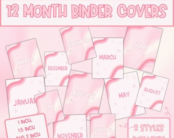 Teacher Preppy Pink Variety Binder Covers and Spines Printable, Fun ...