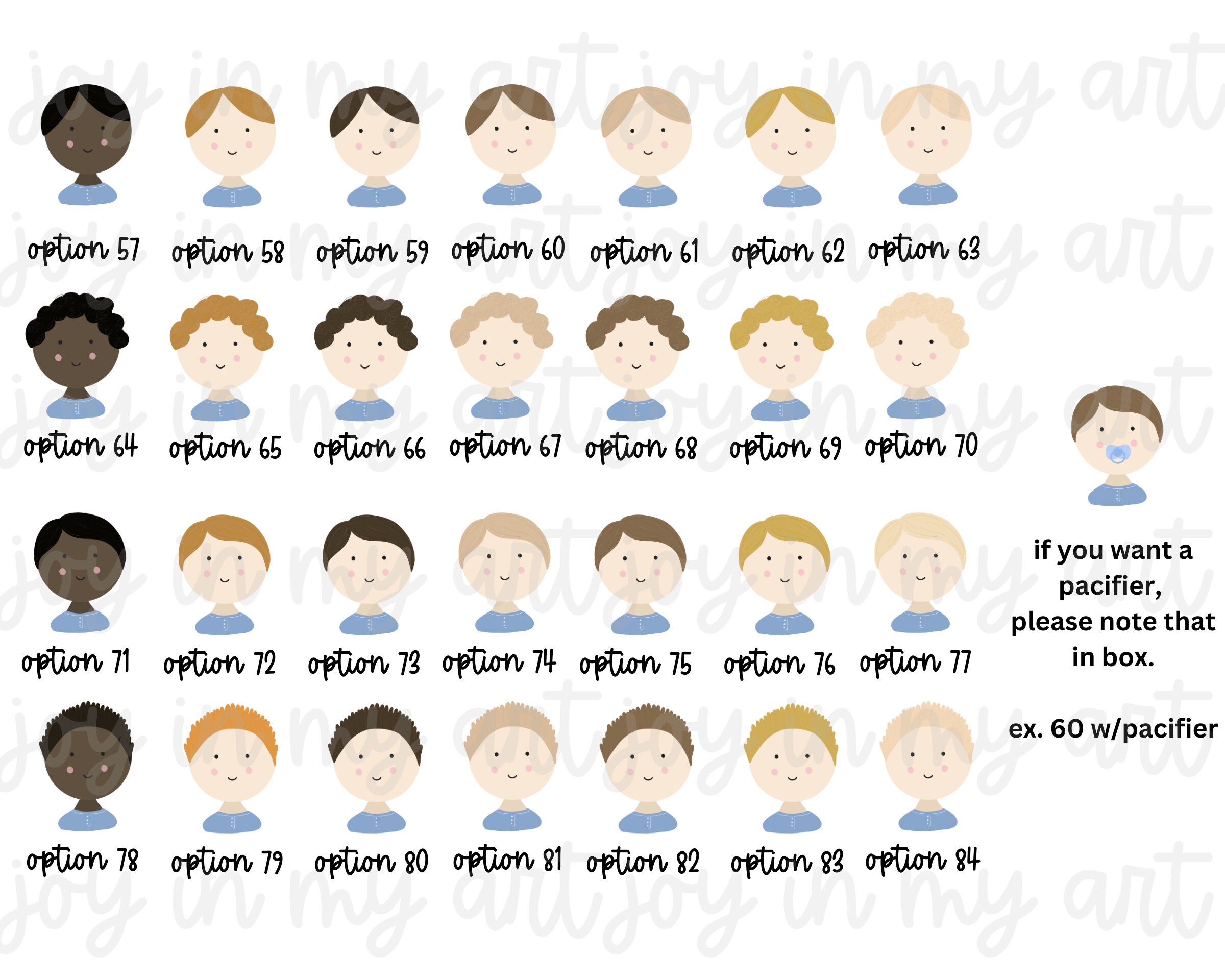 Family Character Notepad, Personalized Family 5x7 Notepad for Children ...