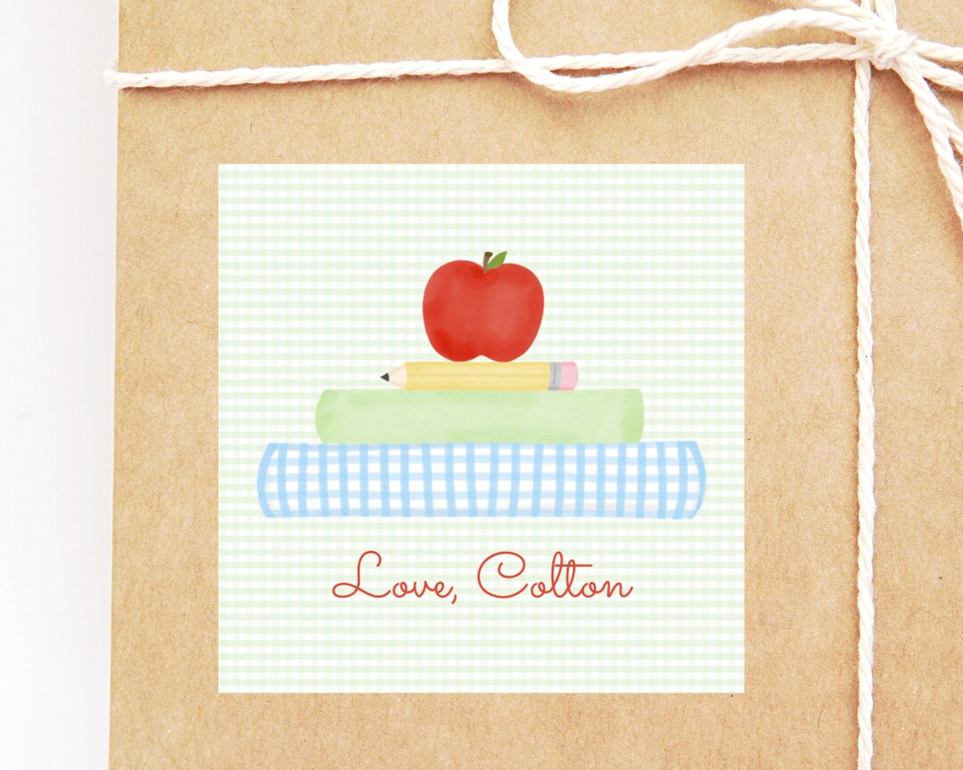 Back to School Gift Tags, First Day of School Gift Tag, Back to School ...
