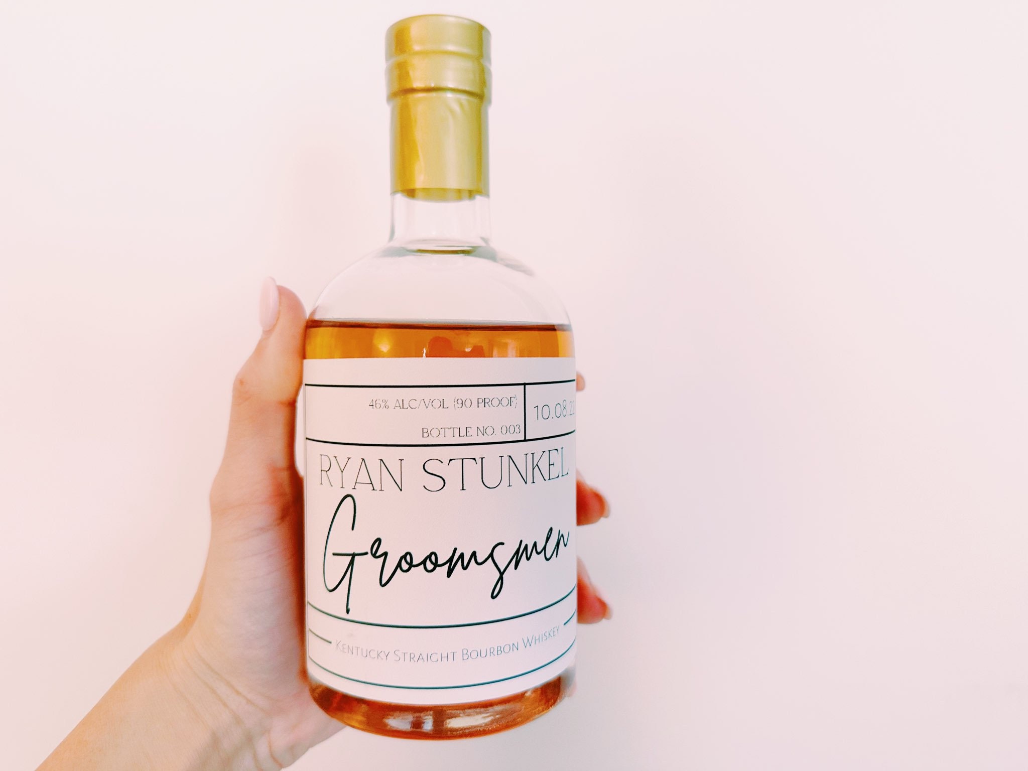 FULLY Editable Groomsman Custom Whiskey Label Template for Gifts ...