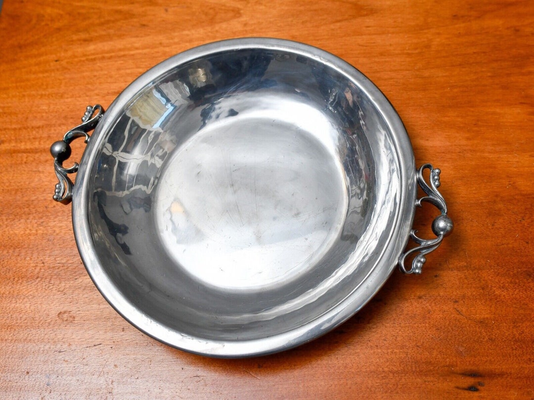 Shirley Pewter Max Rieg Williamsburg Handcrafted Handled Dish Tray ...
