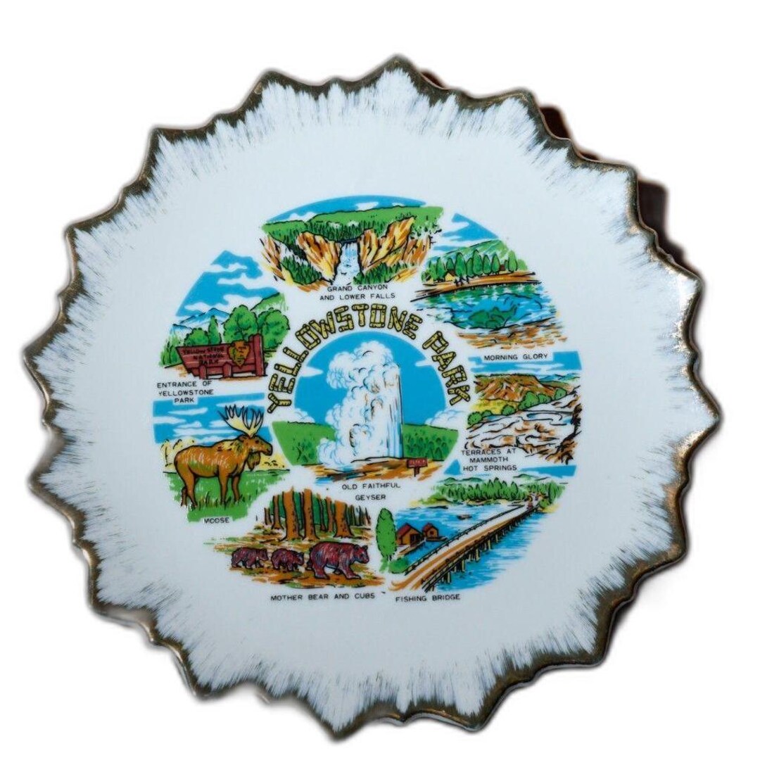 MCM Yellowstone State Park Wyoming Collector's Plate 7" National Park ...