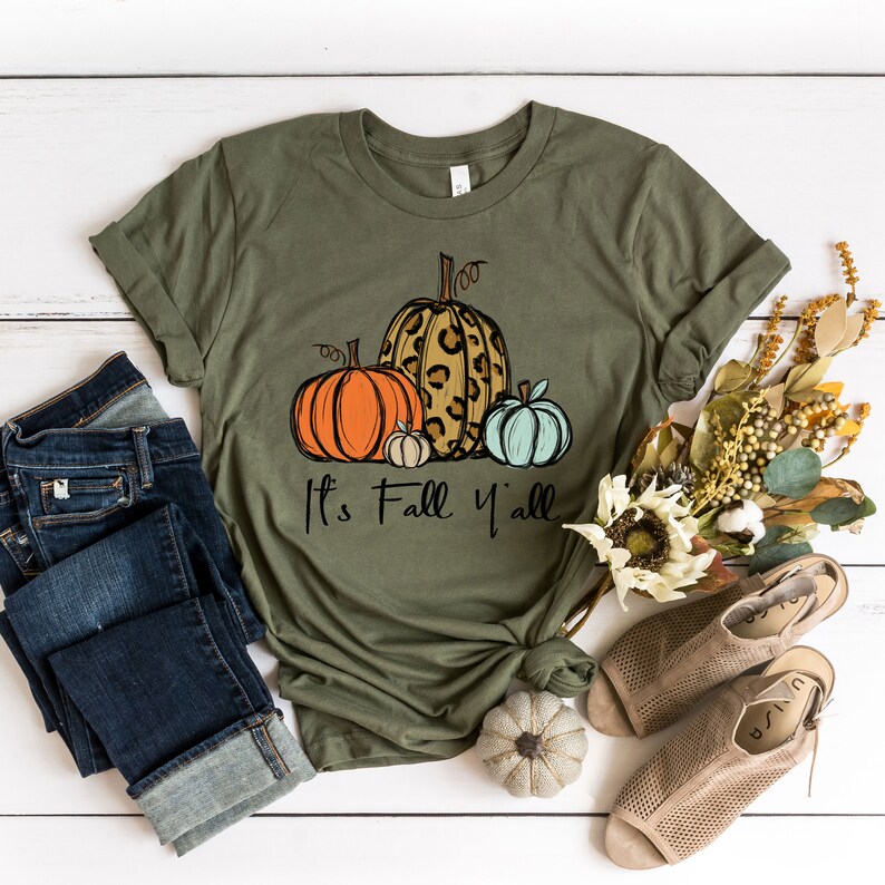 Its Fall Yall Shirt Fall Shirts Fall Tshirt Cute Fall | Etsy