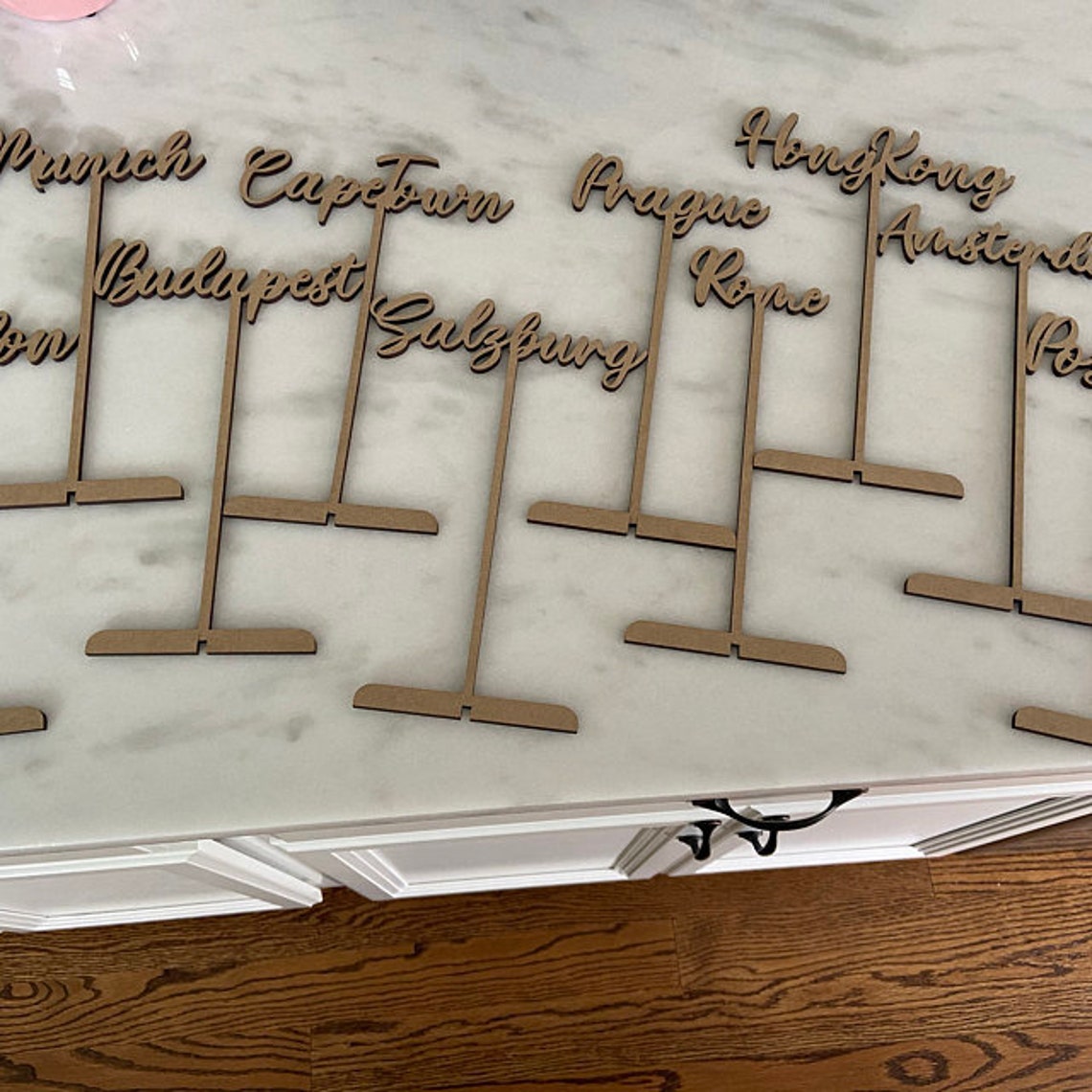 Wedding Table Names Personalised Signs Table Numbers | Etsy